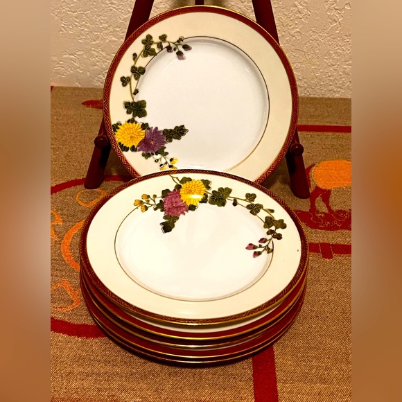 hakusan | Dining | Vintage Handpainted Hakusan China Japan Salad Plate ...